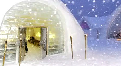 The Ice Hotel in Canada