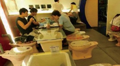 Eating on the Toilet?