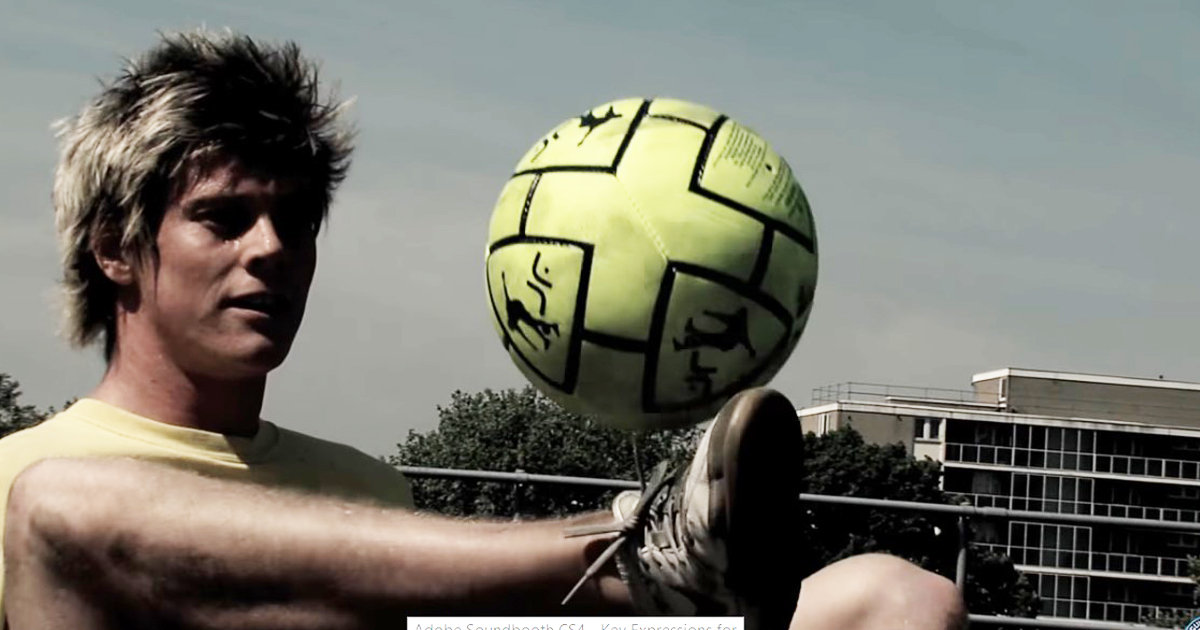 A Football Freestyler's World Record