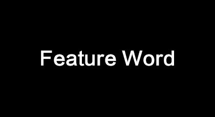 Word: Silhouette