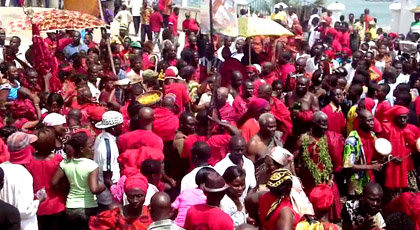 The Homowo Festival in Ghana