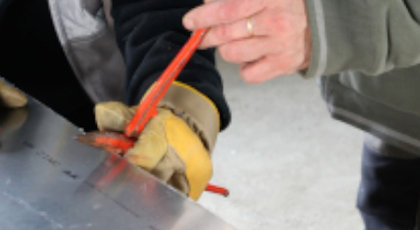 The Proper Way of Cutting Metal Edges