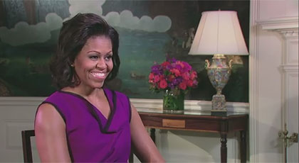 Disney Stars and Michelle Obama