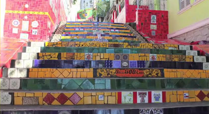 Brazil's Colorful Stairs