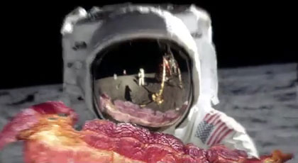 The First Food Eaten on the Moon