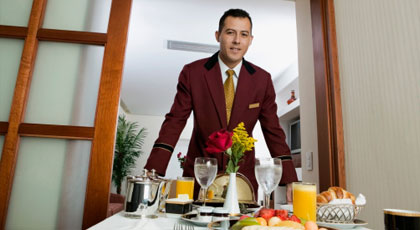 Calling Room Service