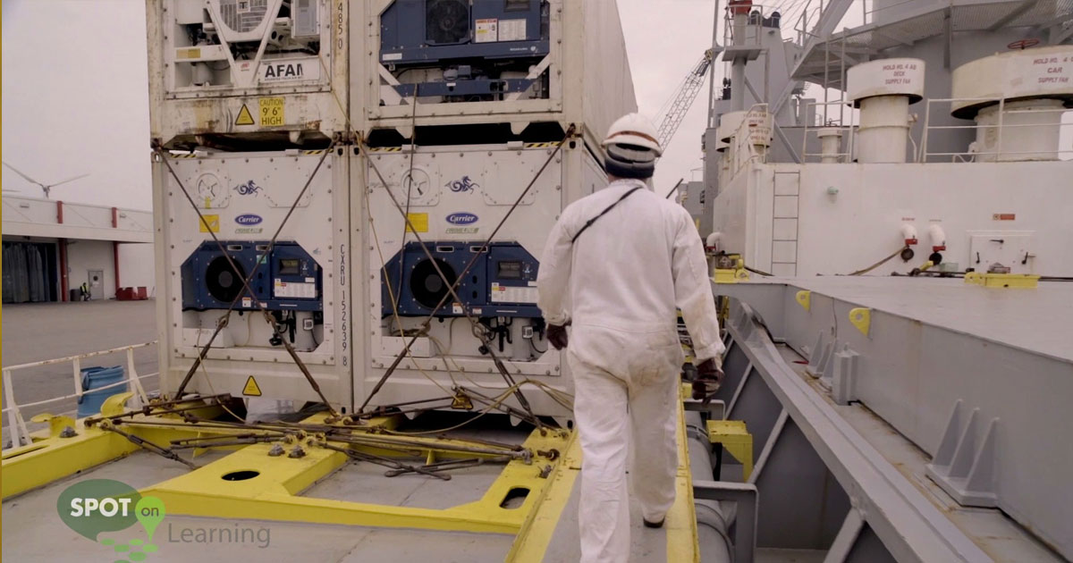 Reefer Containers on Deck