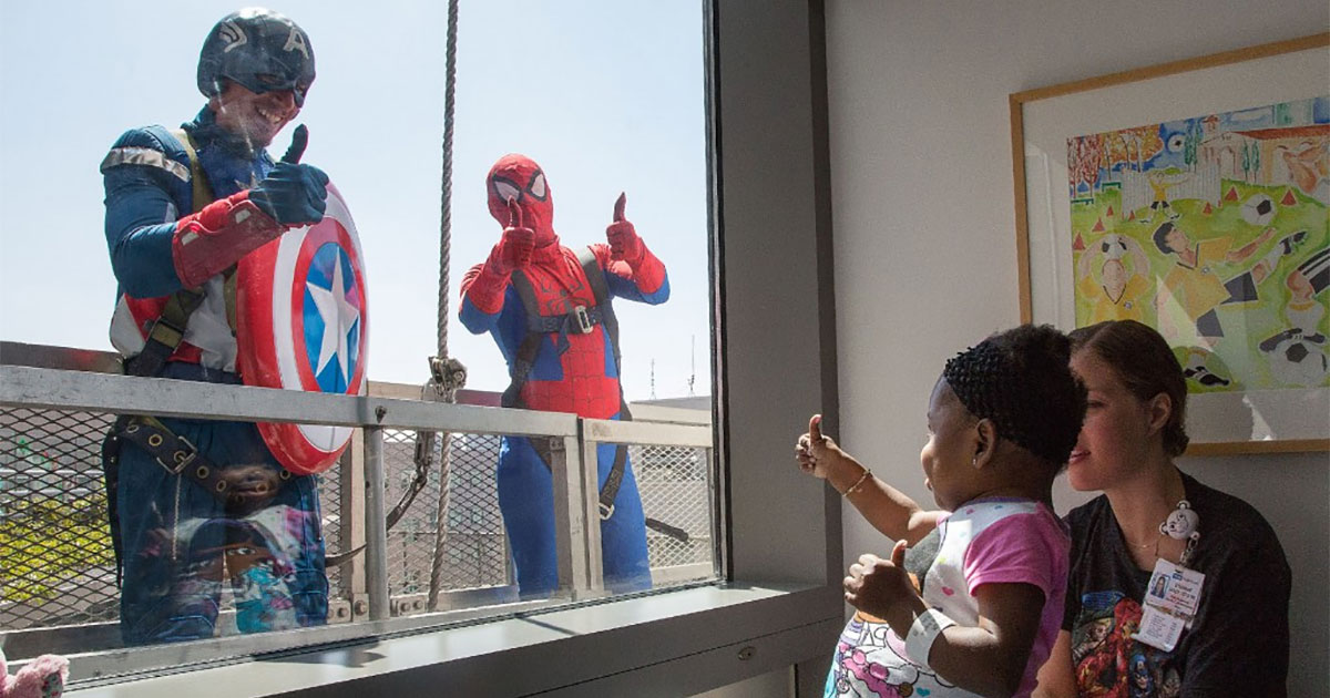 Superhero Window Washers