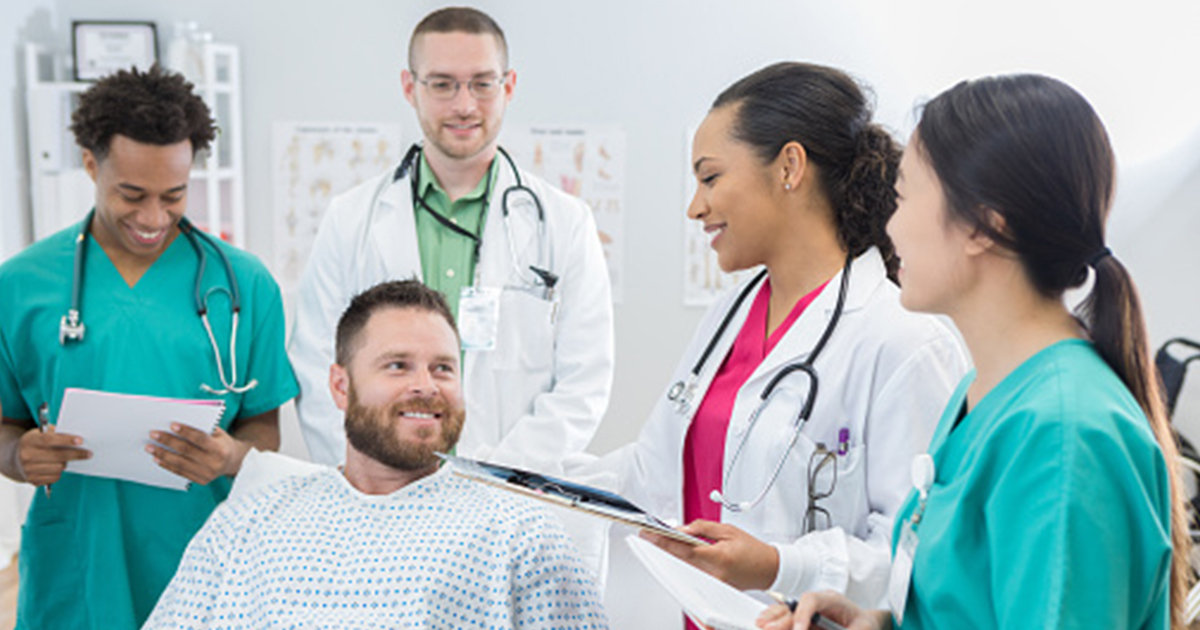 Checking on the Patient