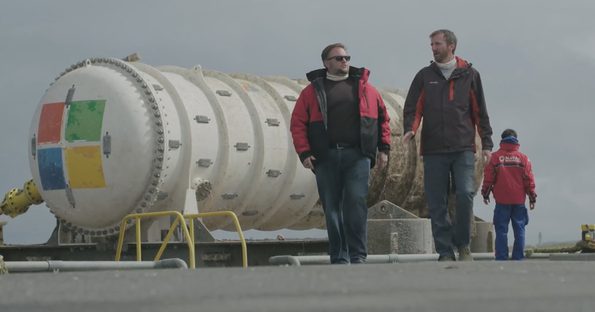 Microsoft's Tests Underwater Data Centers