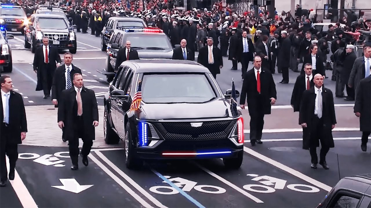 The U.S. President's Motorcade